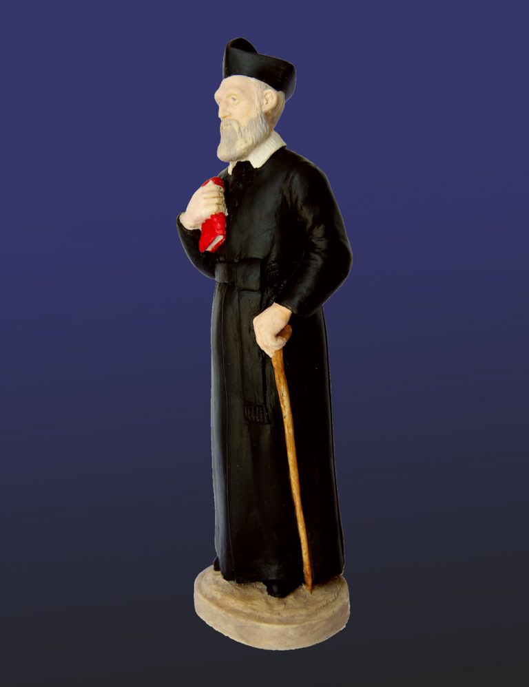Dv08 – St. Phillip Neri Statue - hand painted by Patricia Story - Devotum